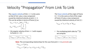 Jacobian | velocity and static forces | PPTX