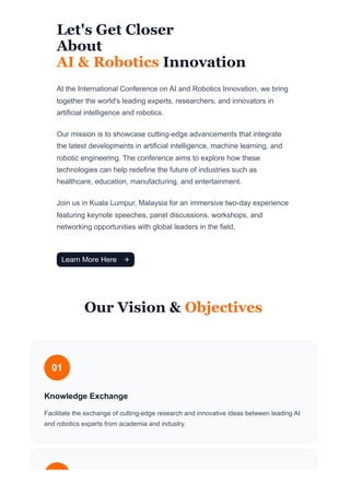 Machine learning in robotics summit conference | PDF