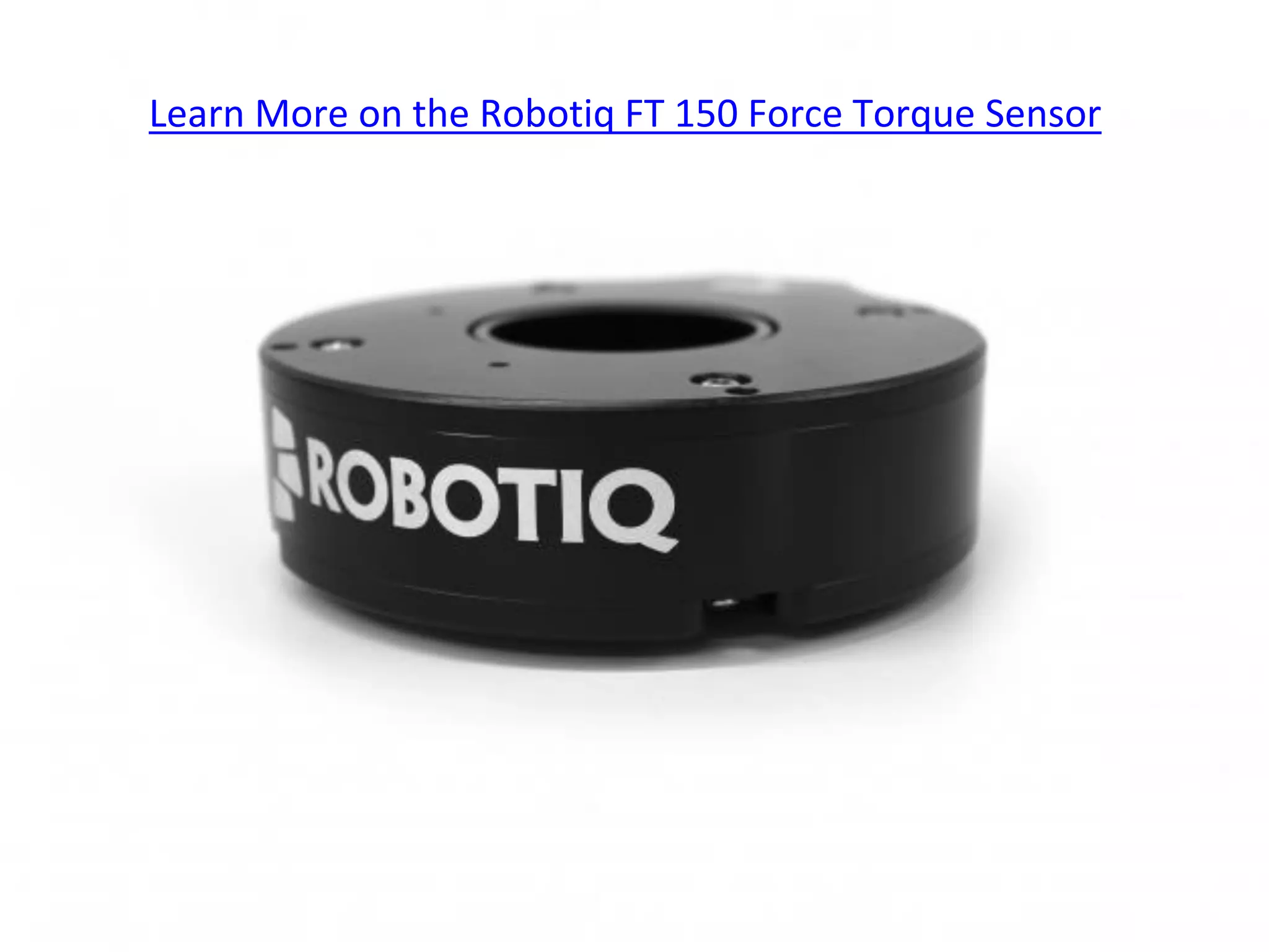 Robot Force Torque Sensor Introduction Pdf Physics Science