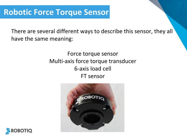 Robot Force Torque Sensor Introduction Pdf Physics Science