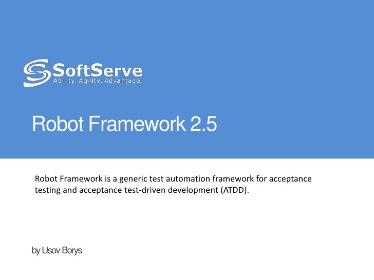 Robot Framework 3617