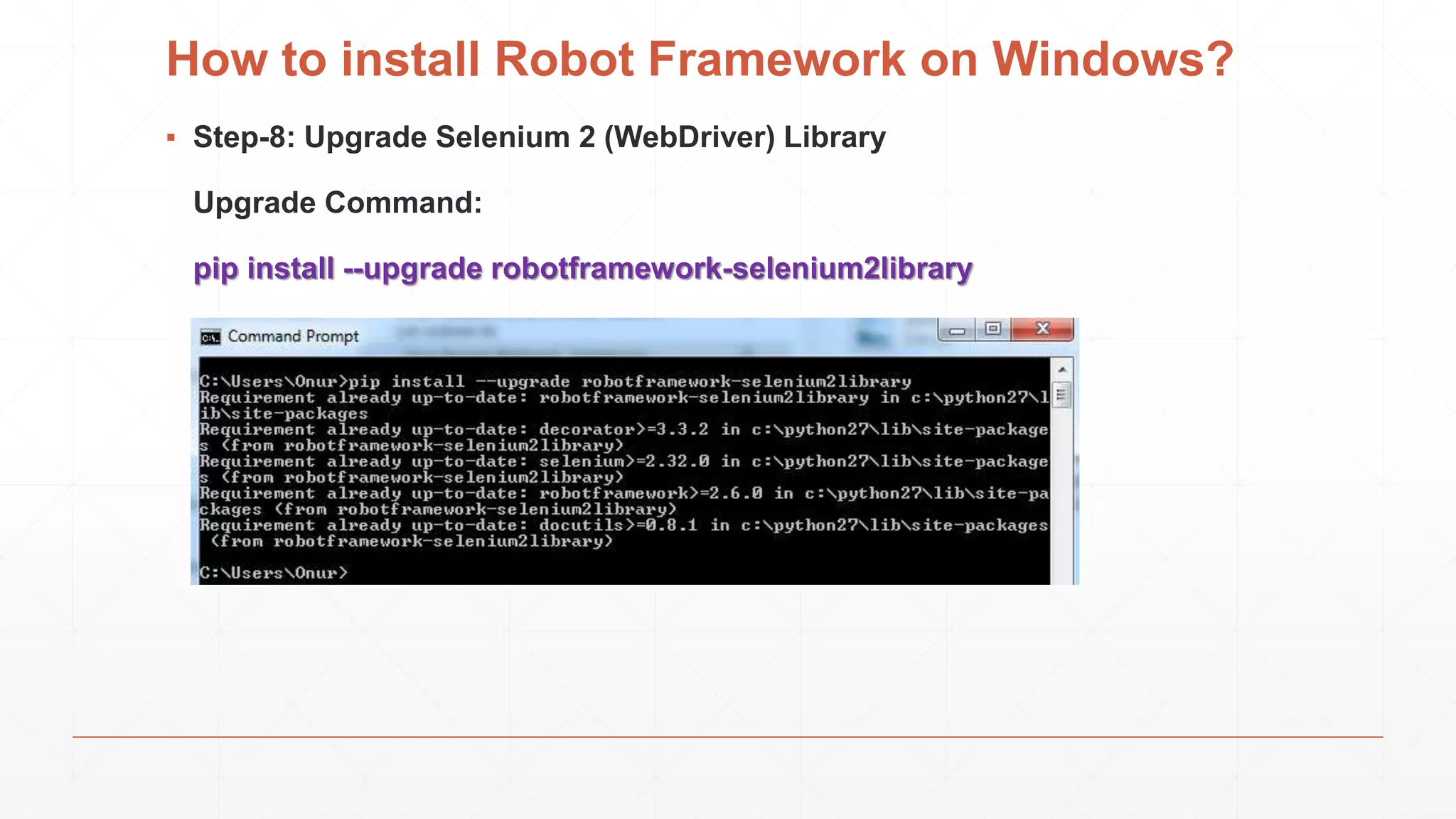 Robot Framework | PPTX