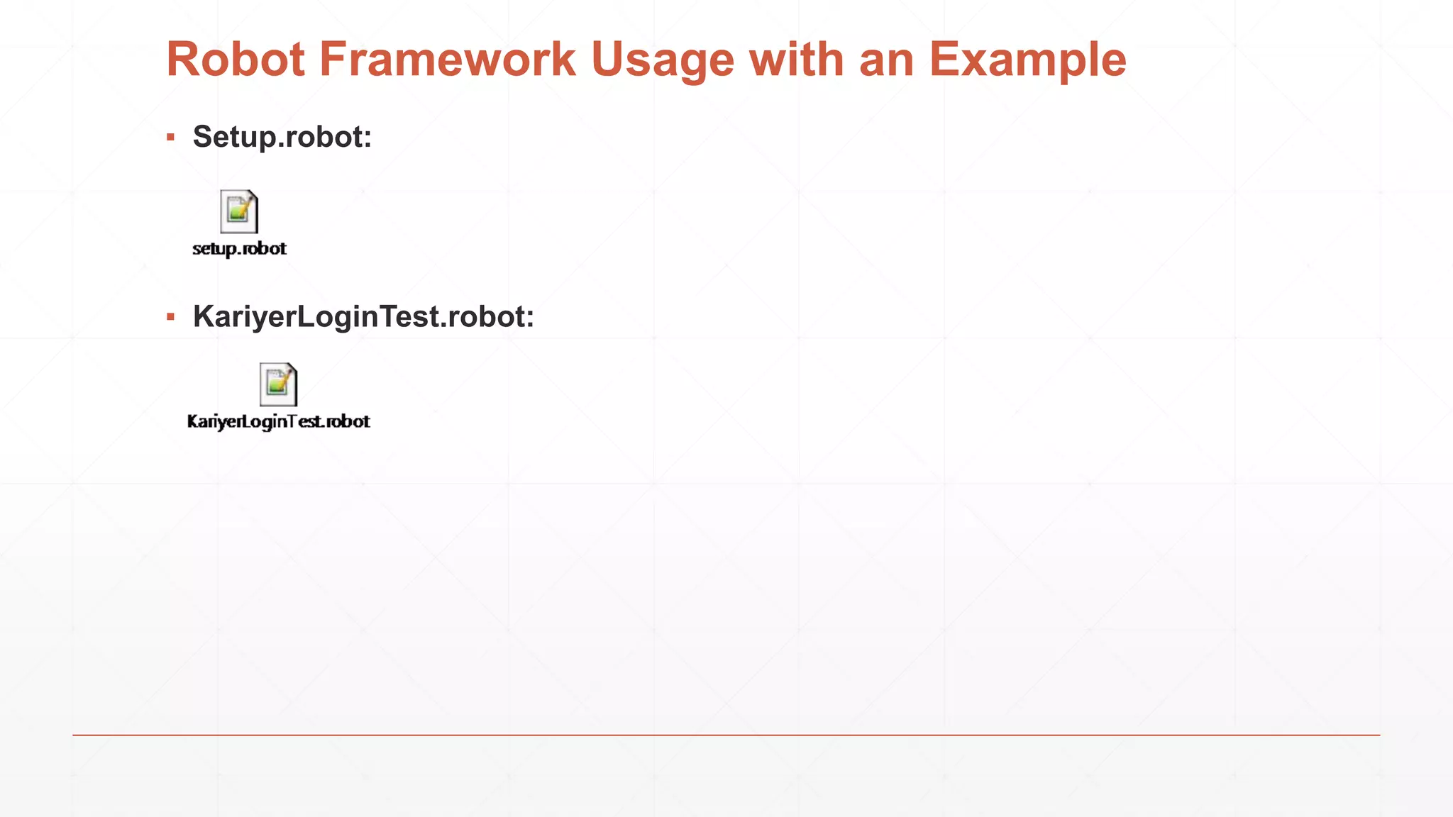 Robot Framework | PPTX