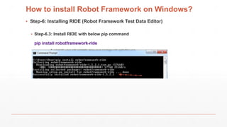 Robot Framework | PPTX