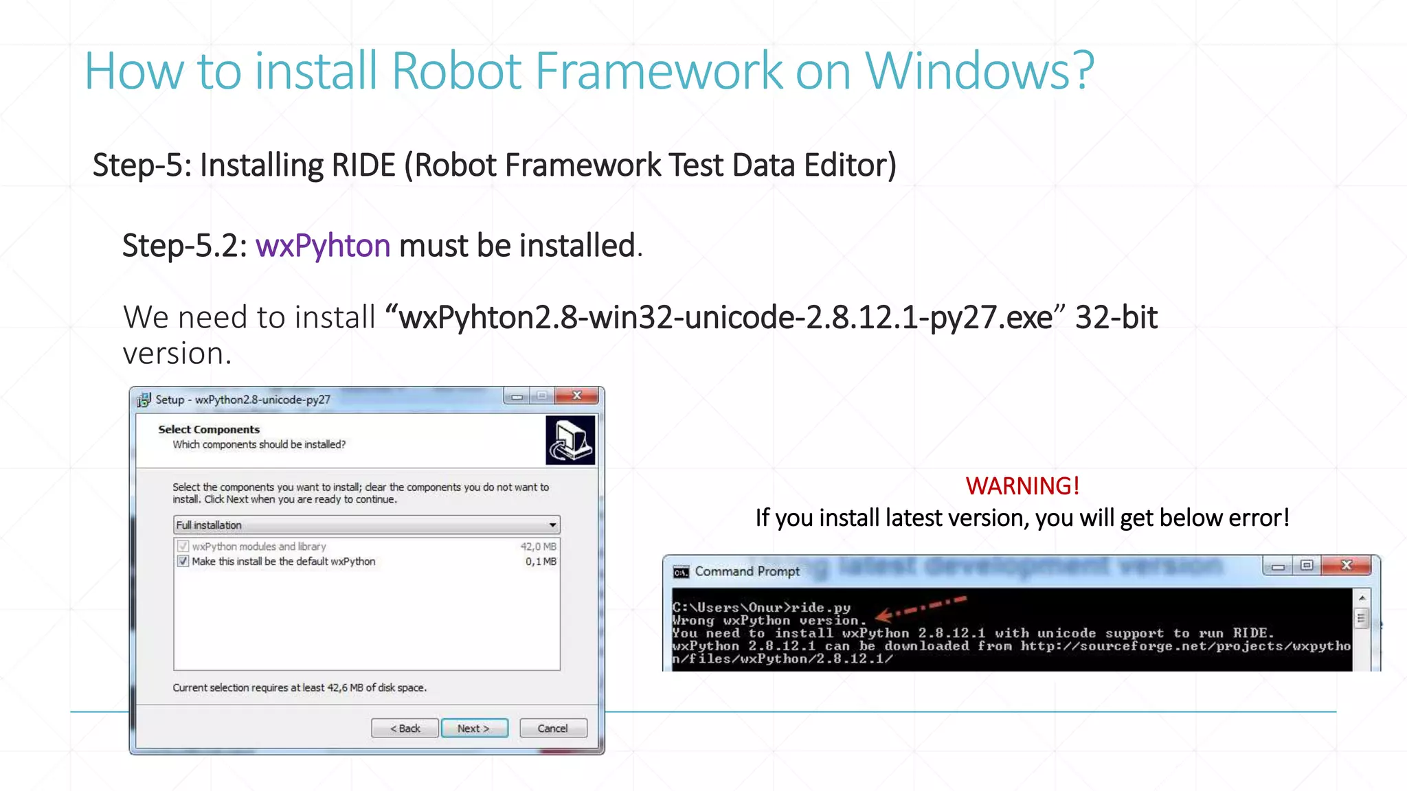Robot framework | PPTX