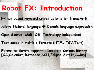 Robot Framework : Lord of the Rings By Asheesh M | PPT