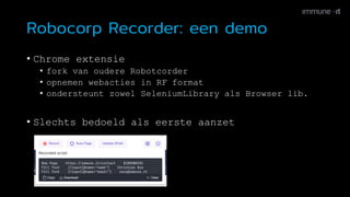 Robot framework en Browser Library | PPT