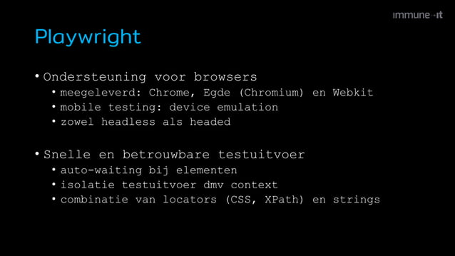 Robot framework en Browser Library | PPT