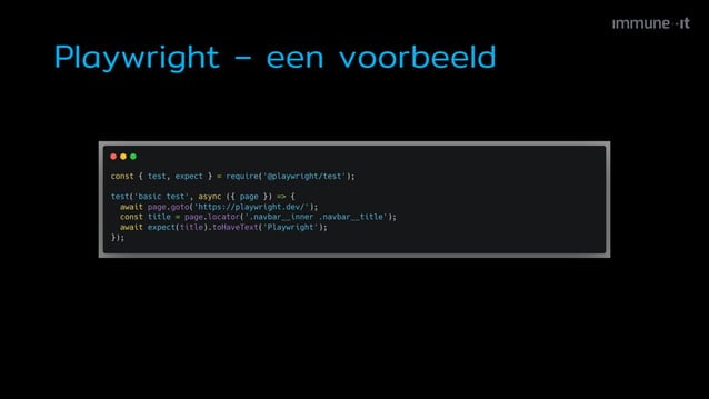 Robot framework en Browser Library | PPT