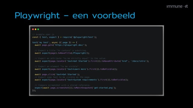Robot framework en Browser Library | PPT