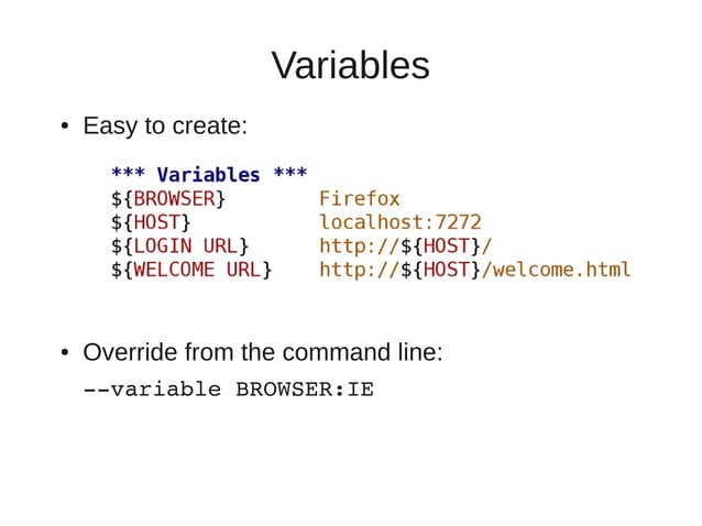 Robot Framework Introduction Ppt 7789