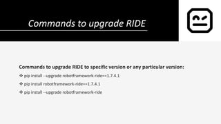Robot framework Gowthami Goli | PPTX