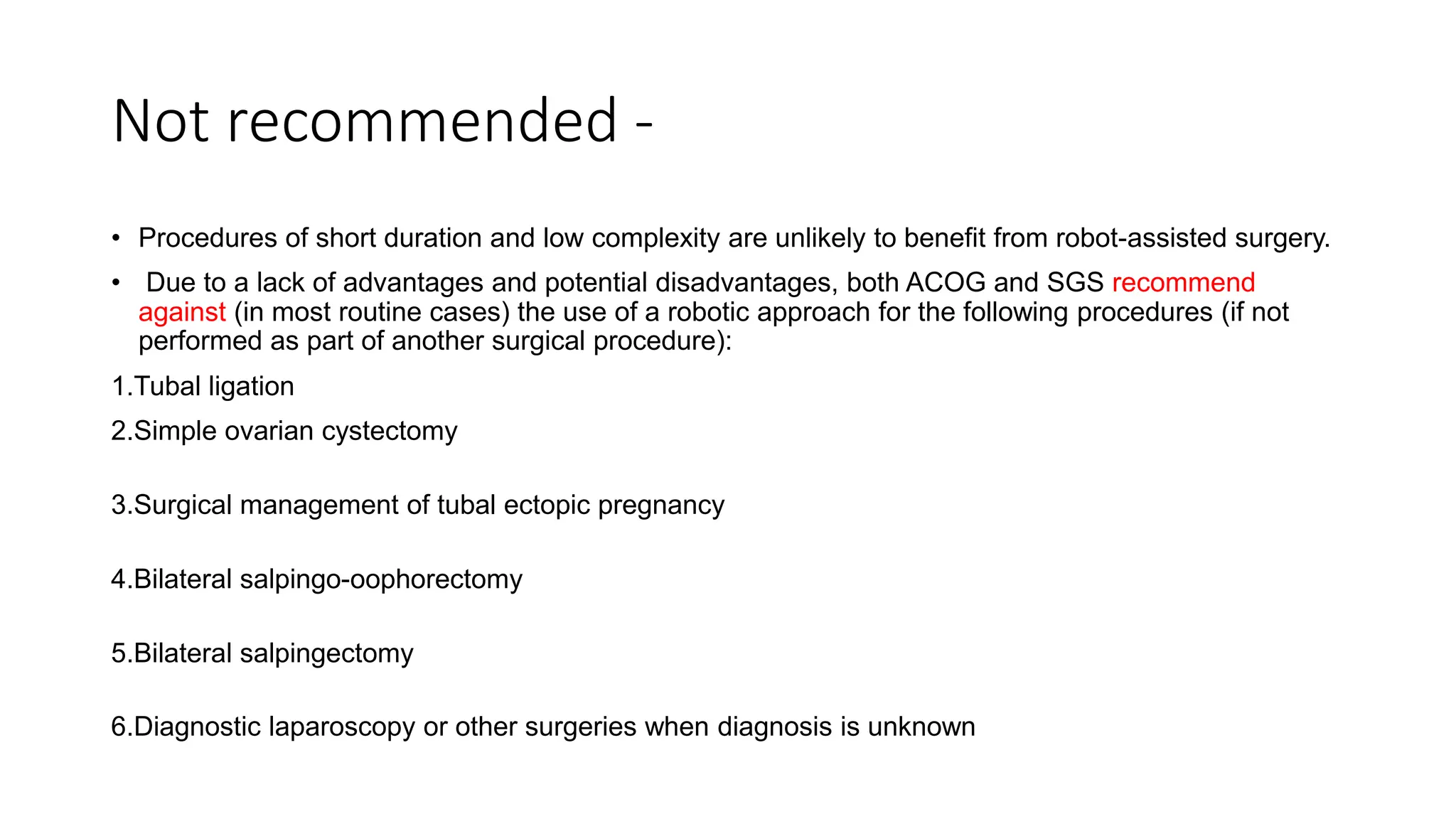 ROBOTIC SURGERY-CURRENT STATUS IN GYNECOLOGY | PPTX