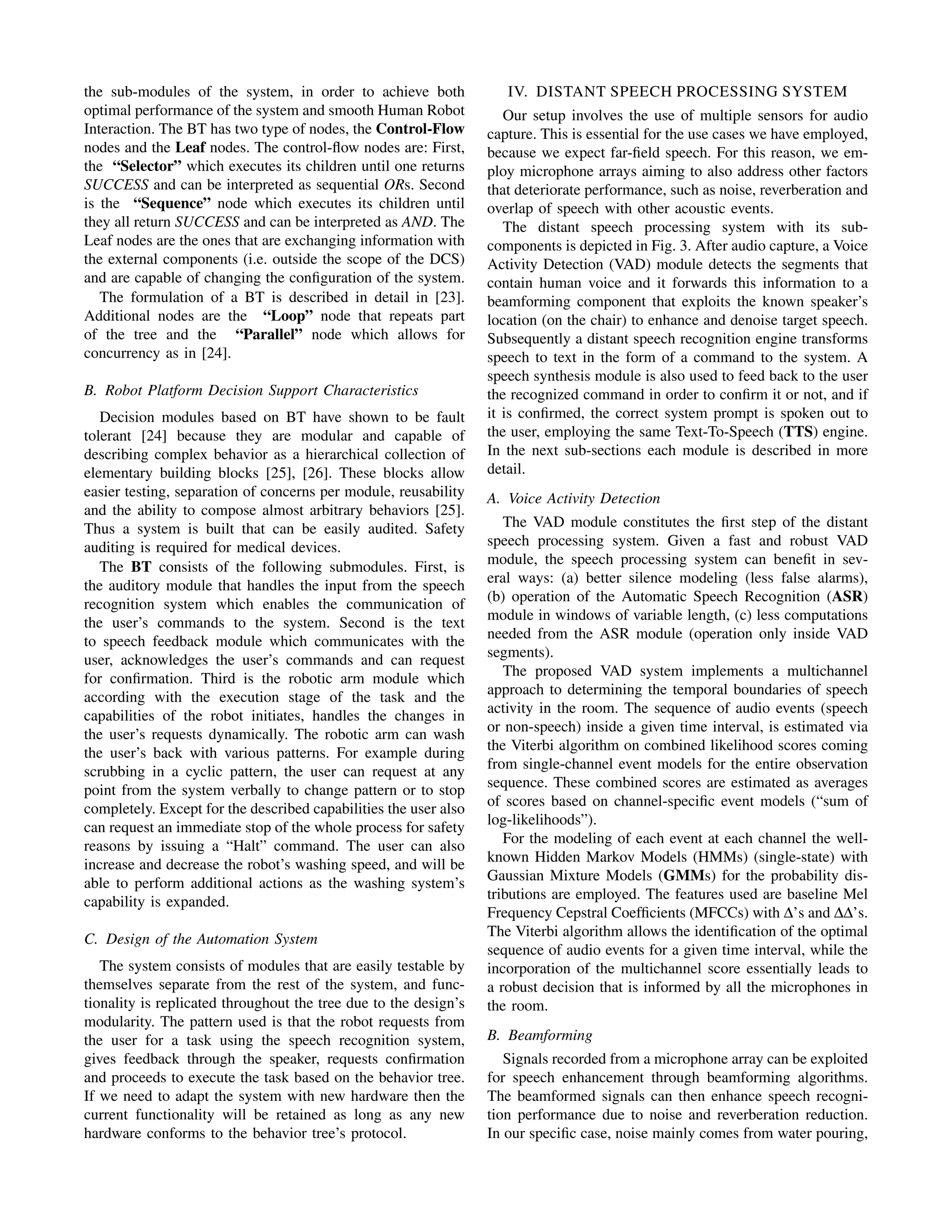 Robotic speech processing | PDF