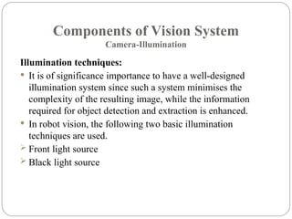 ROBOTIC-VISION system in the field of robotics | PPT