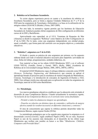 Robotica educativa en_ensenanza_secundaria | PDF
