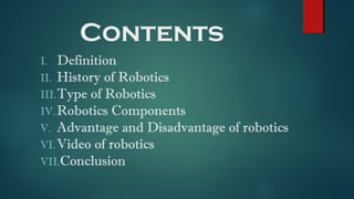 Robotic application | PPT