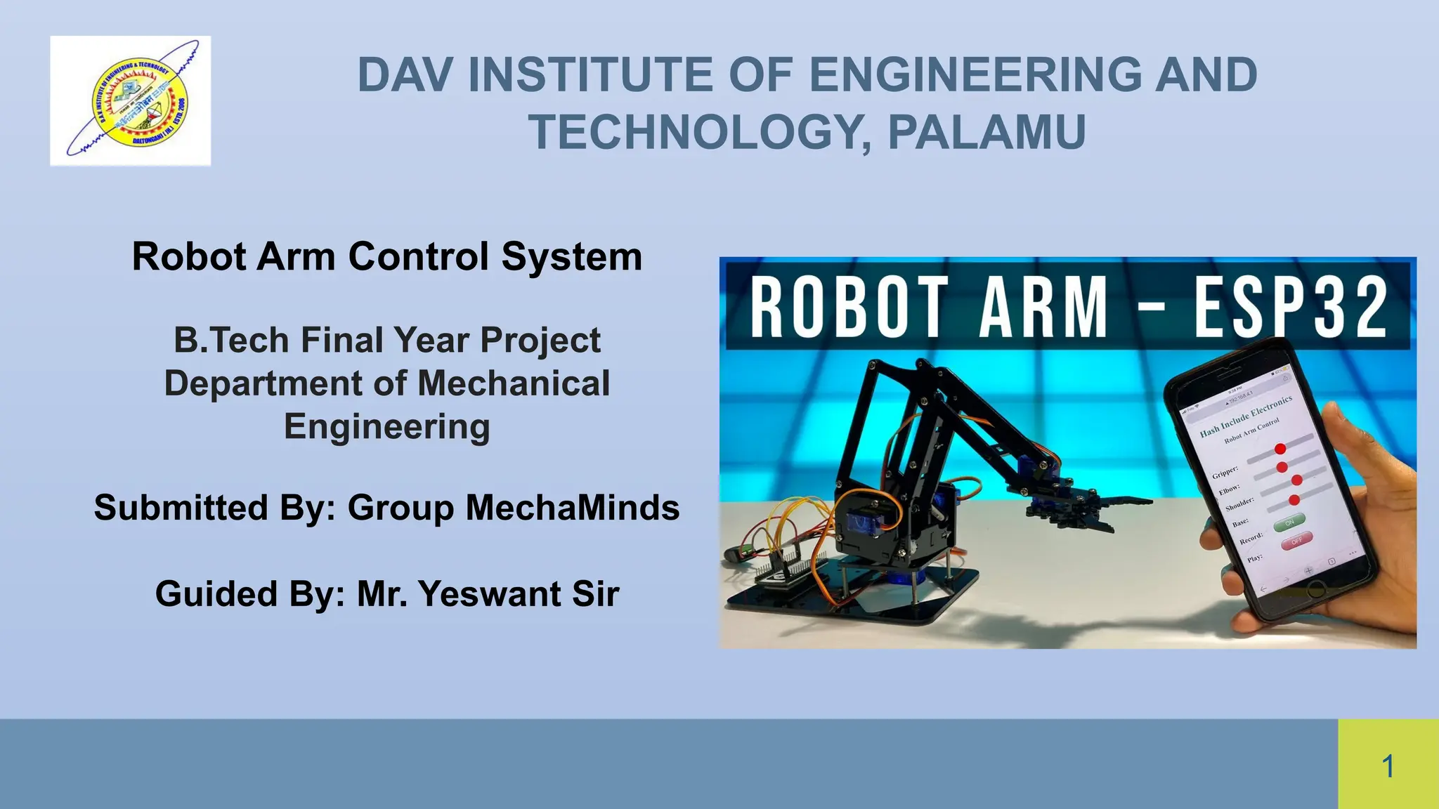 Robotic Arm Control System for help of robots you can easily operate ...