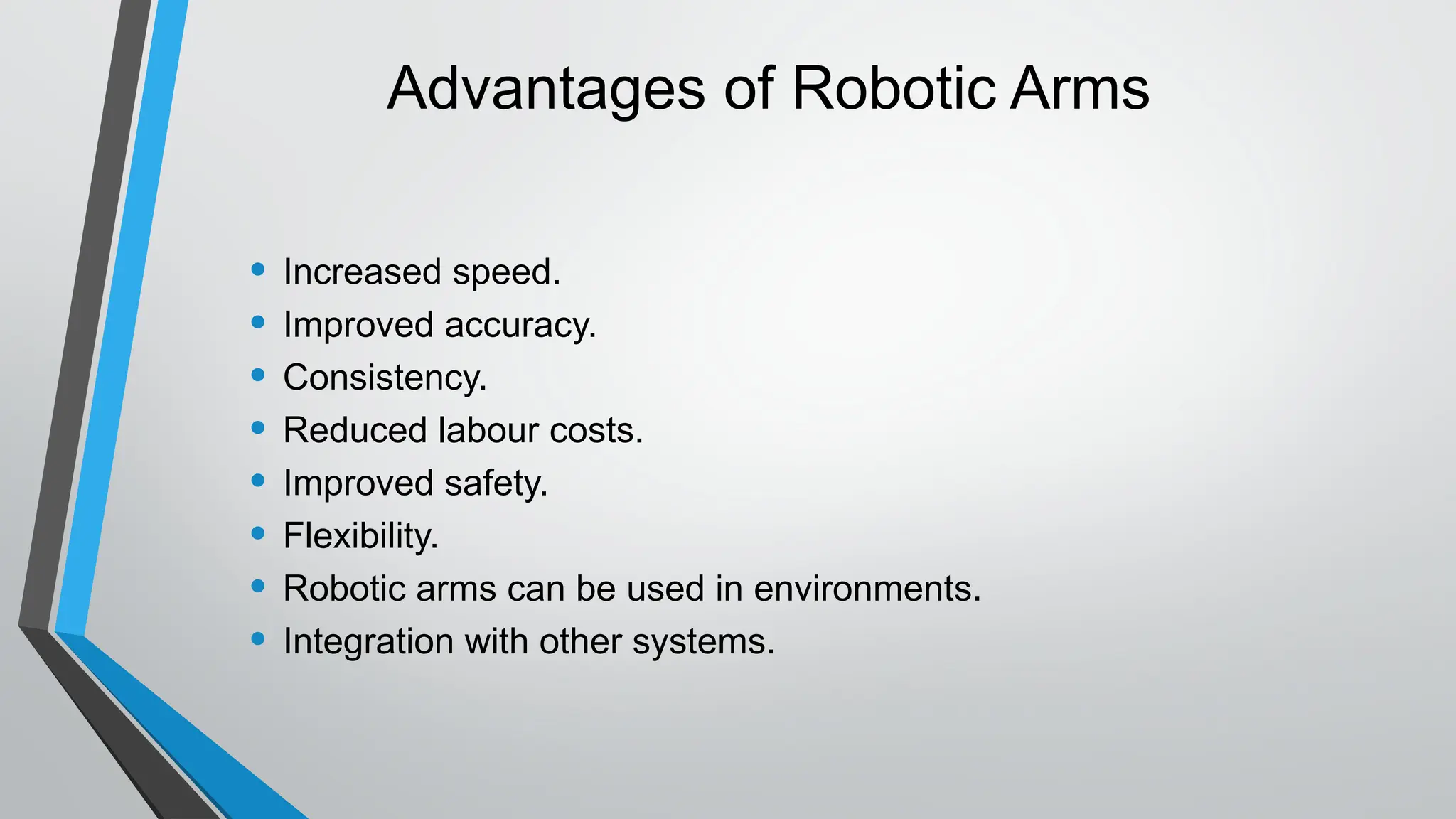 Robotic_Arm project ppt, degrees of freedom | PPTX