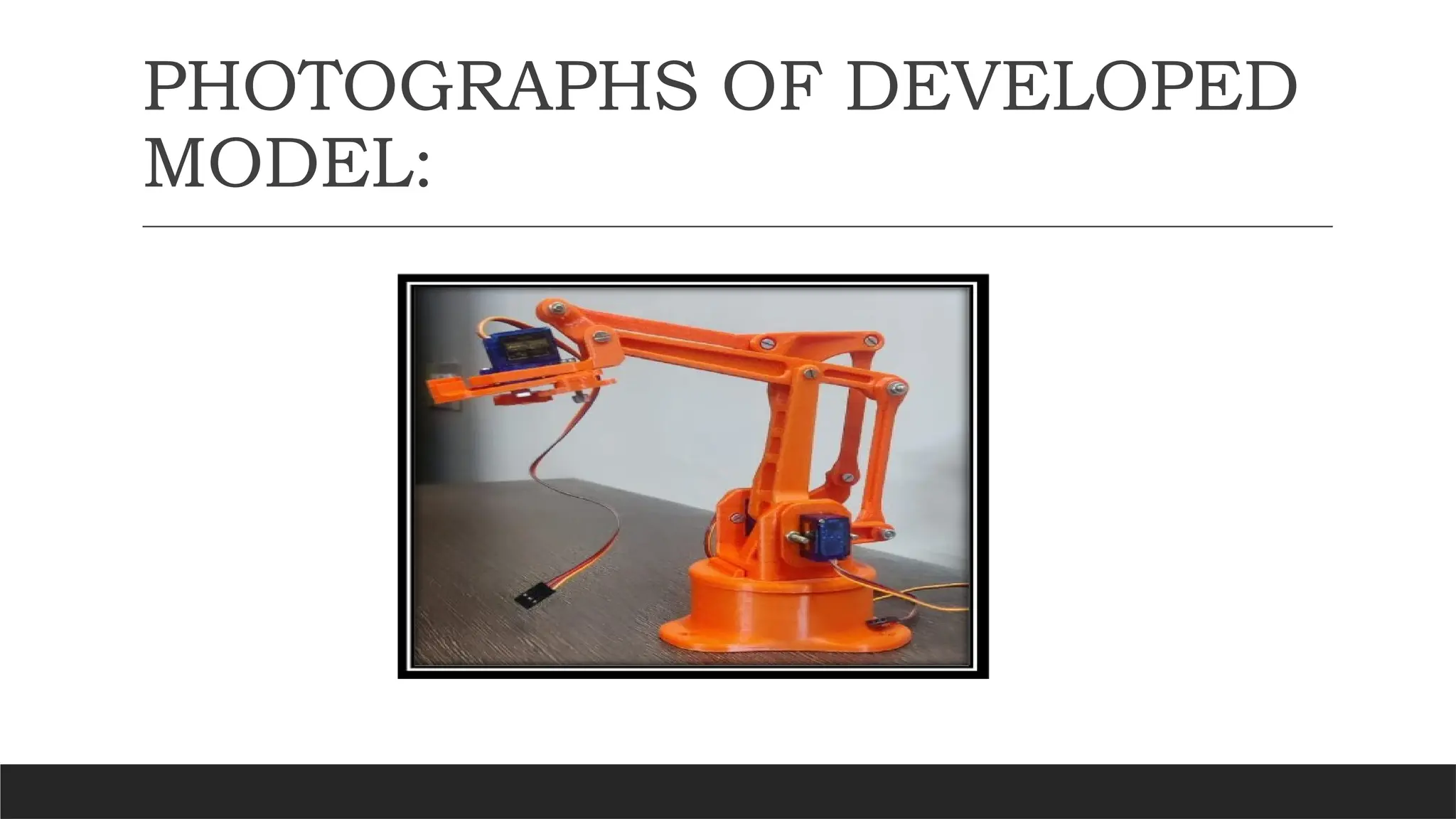 Robotic Arm Using Bluetooth and node MCU | PPTX