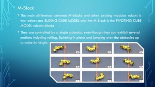 M-Blocks: A New Invention in Modular Robots | PDF