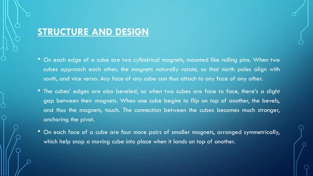 M-Blocks: A New Invention in Modular Robots | PDF