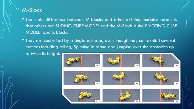 M-Blocks: A New Invention in Modular Robots