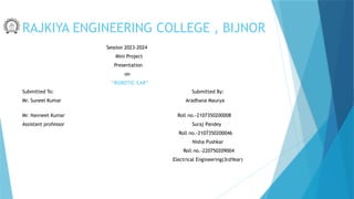 Robotic car ppt (1)1.pptx project presentation | PPT