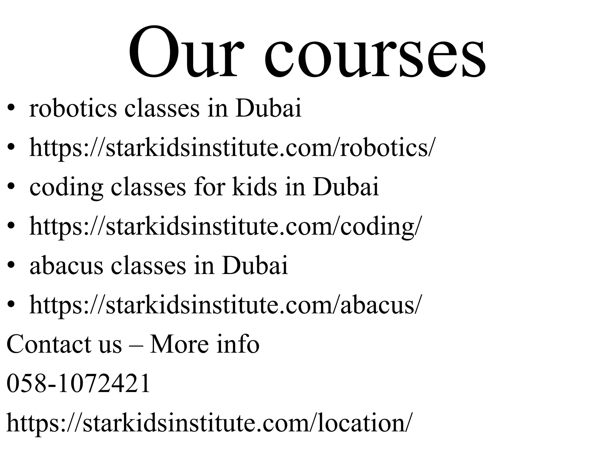 Robotic Courses For Kids PPT robotic-courses-for-kids-ppt
