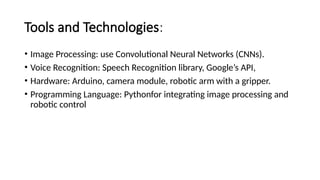 Robotic Gripper with Voice Command-Based Object Recognition.pptx