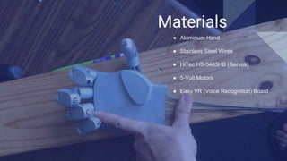 Robotic Hand | PPTX