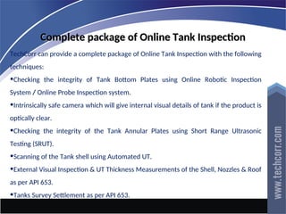 Robotic Inspection for Above ground storage | PPT