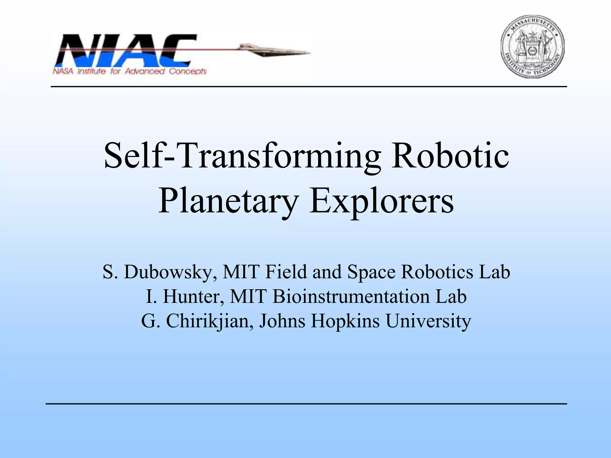 Robotic planetaryexplorers | PPT