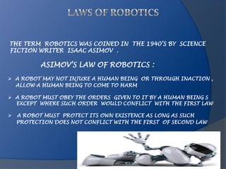 Robotic presentation | PPTX