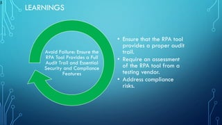 Robotic process automation-Learnings | PPT