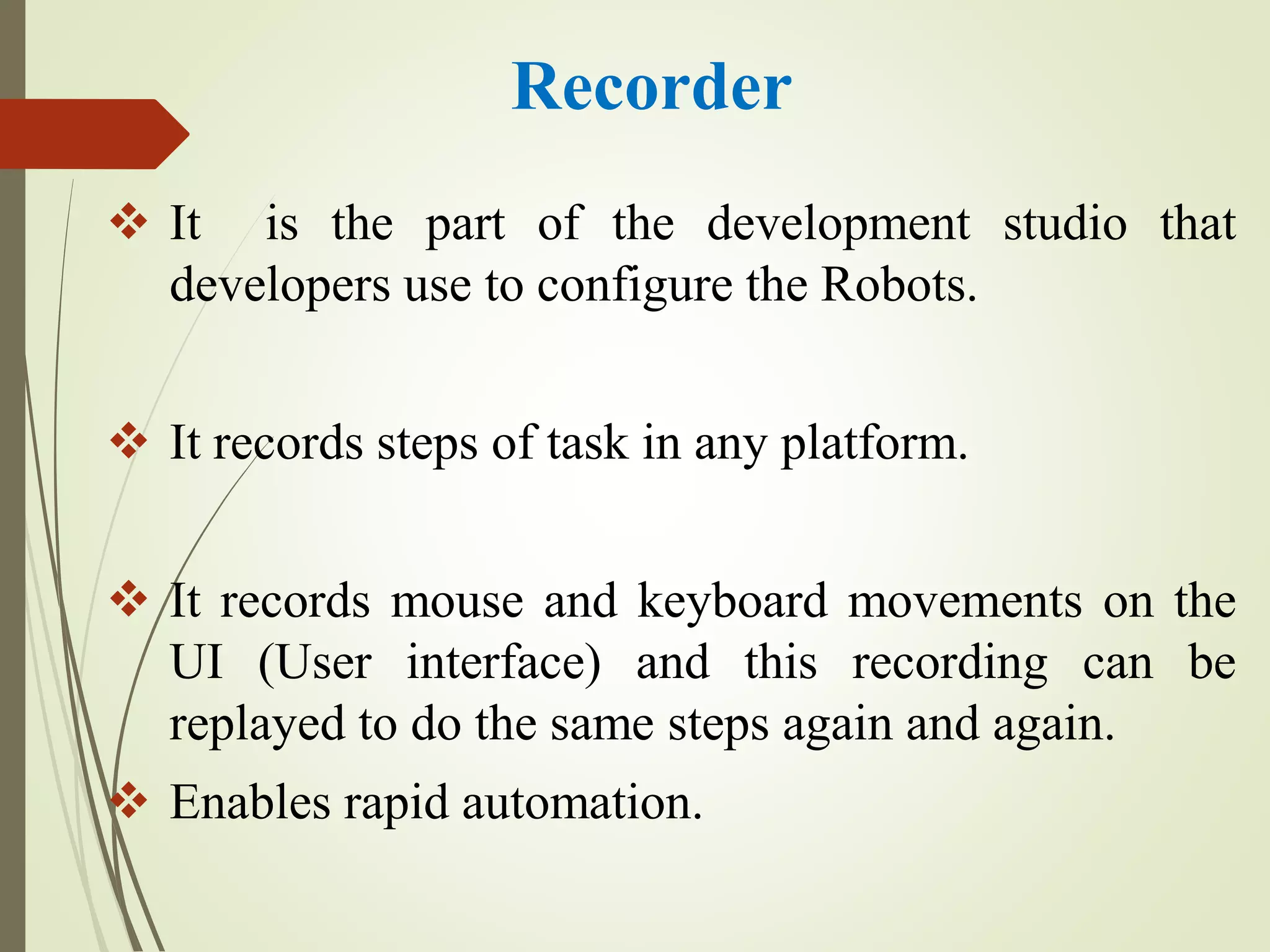 Robotic Process Automation with UiPath Studio | PPTX
