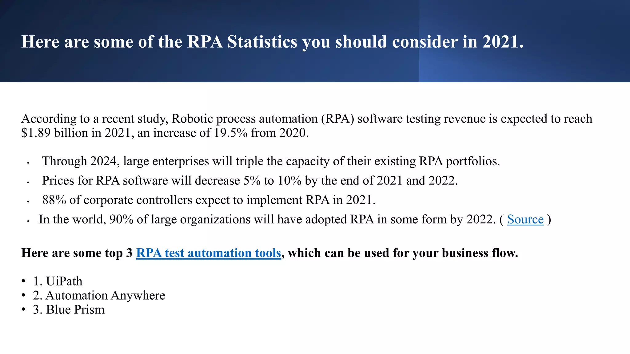 Robotic Process Automation Rpa Software Testing Ppt