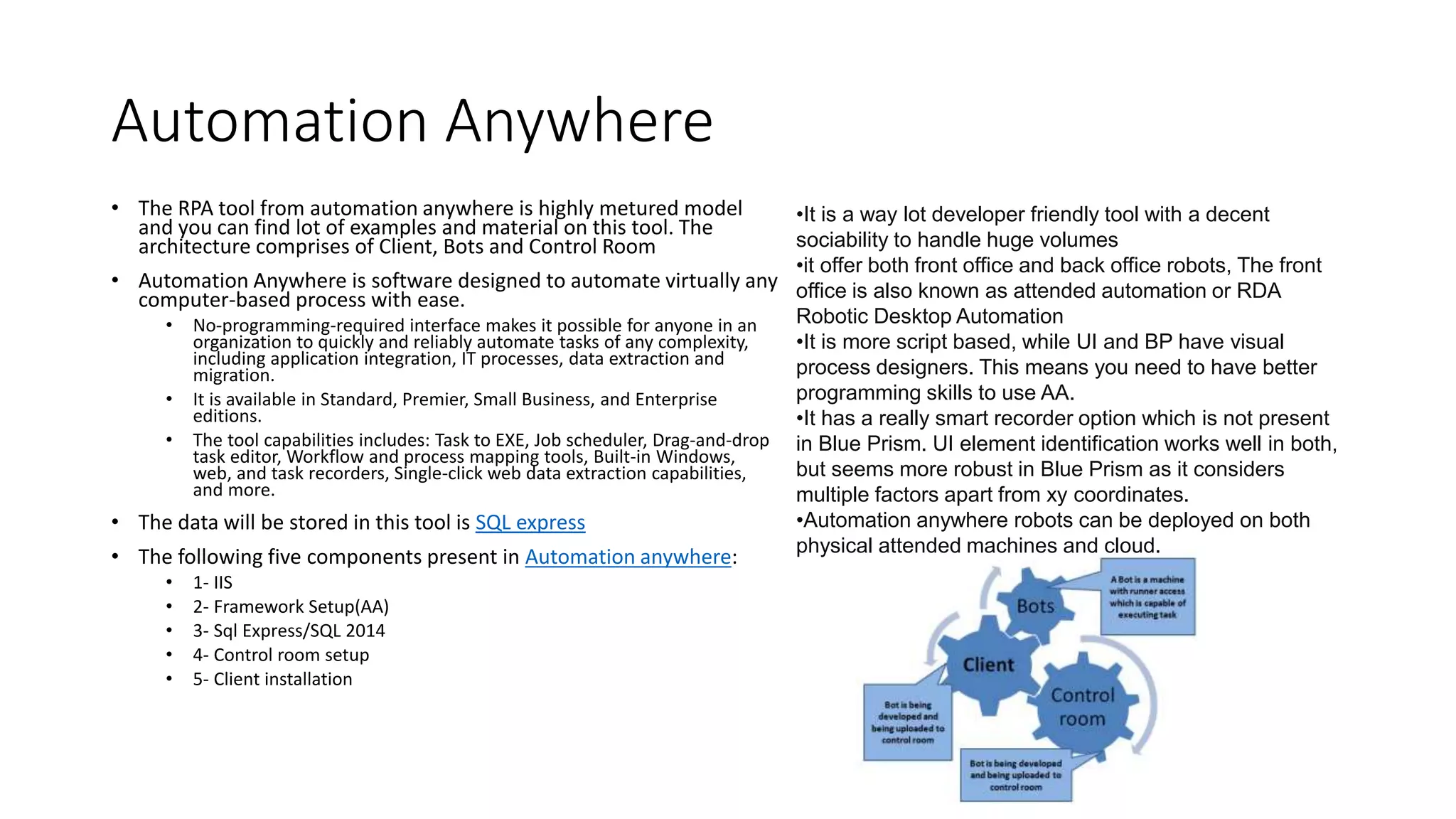 Robotic Process Automation Introduction Pptx