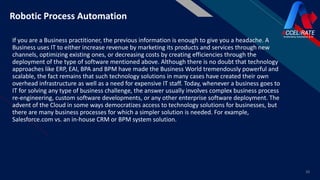 A Guide to Robotic Process Automation & Cognitive Technologies | PPT
