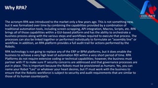 A Guide to Robotic Process Automation & Cognitive Technologies | PPT