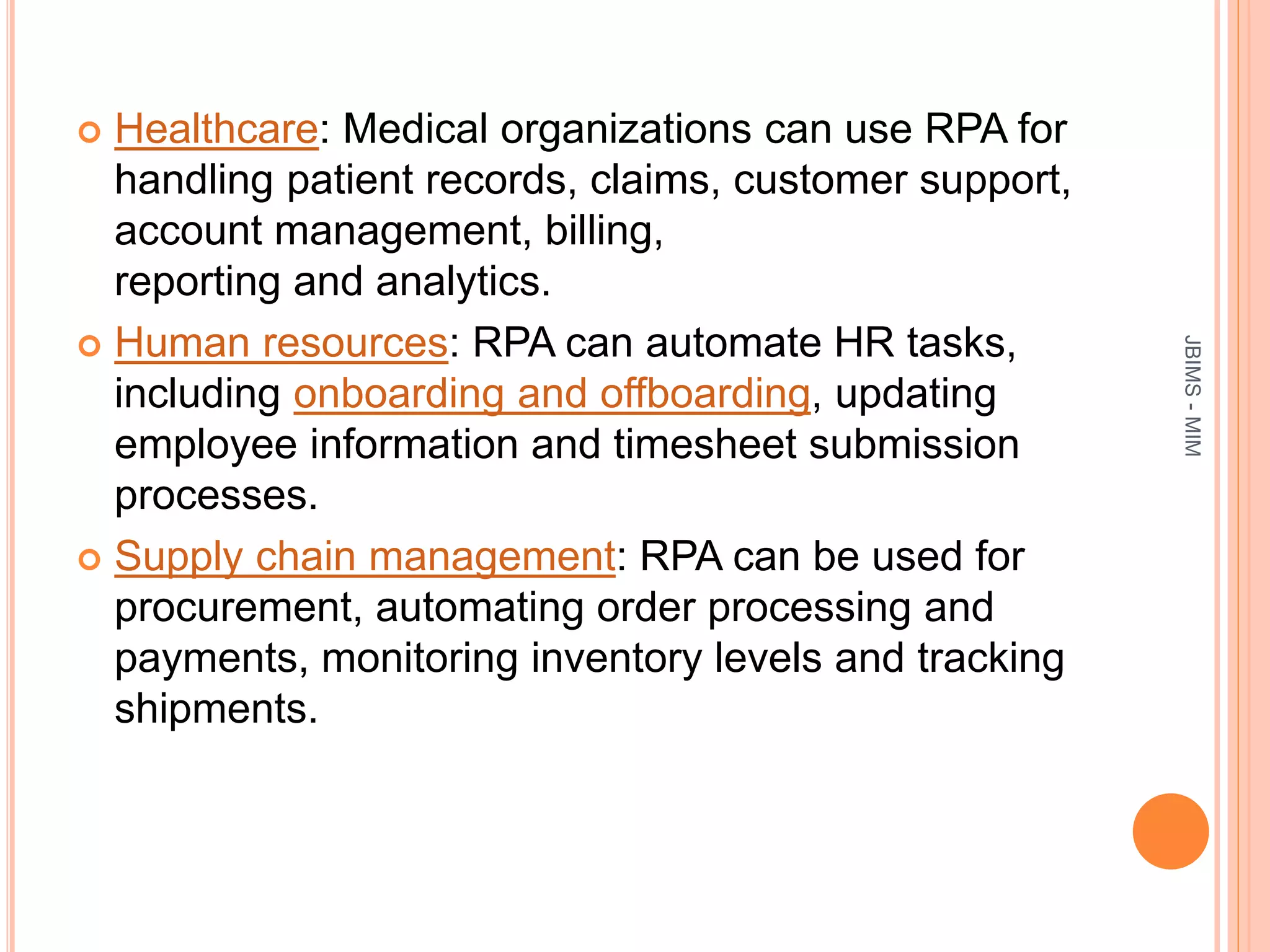 Robotic Process Automation Rpa Pptx Robotics Technology And Computing