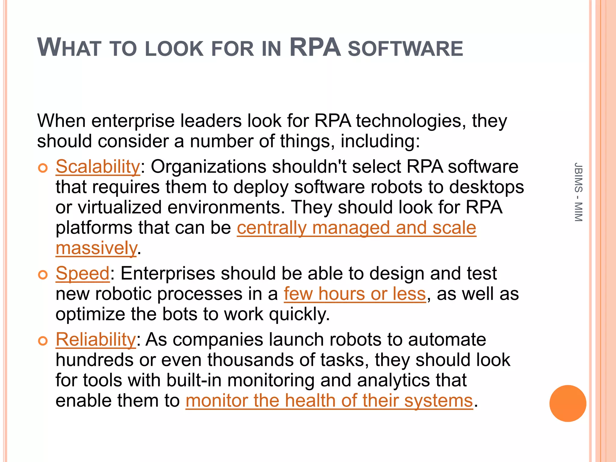 Robotic Process Automation Rpa Pptx Robotics Technology And Computing