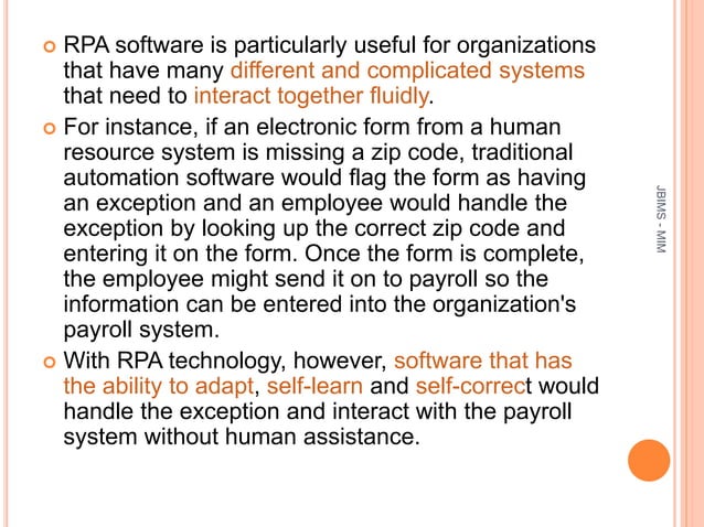Robotic Process Automation (RPA) | PPTX | Robotics | Technology & Computing