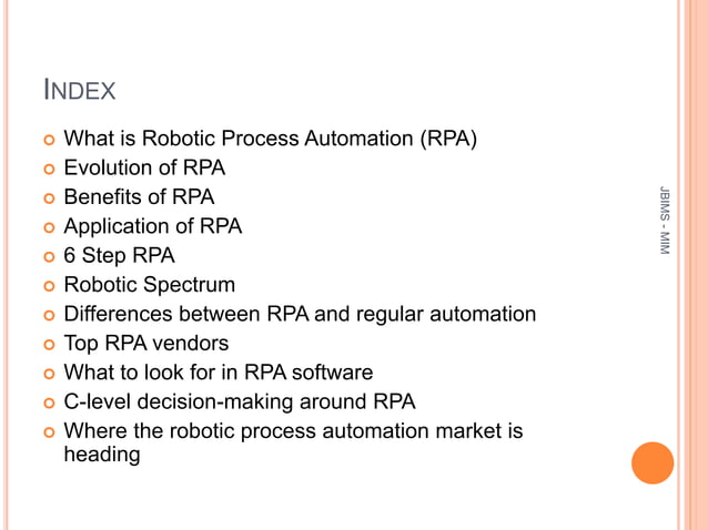 Robotic Process Automation Rpa Pptx Robotics Technology And Computing