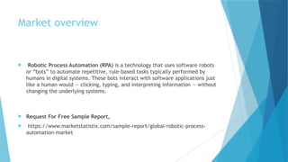 Automation Unleashed: The Rise and Future of the RPA Market | PPTX