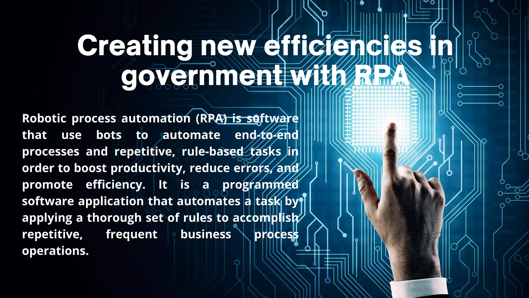 Robotic Process Automation (RPA) Automation Software That anyone Can Use For Any Business ...