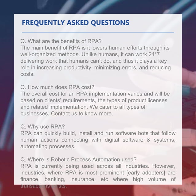 Robotic Process Automation Dubai, RPA Managed Services - Pinnacle ...