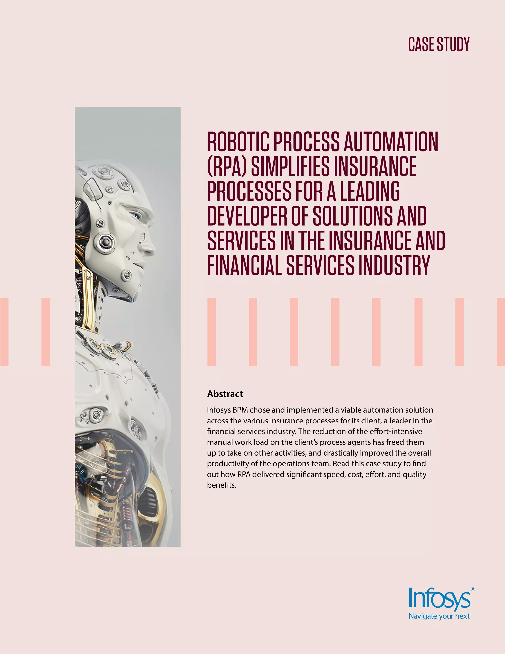 Robotic process automation simplifies insurance processes | PDF