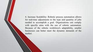 Robotic Process Automation's Useful Advantages to Grow Your Company | PPT
