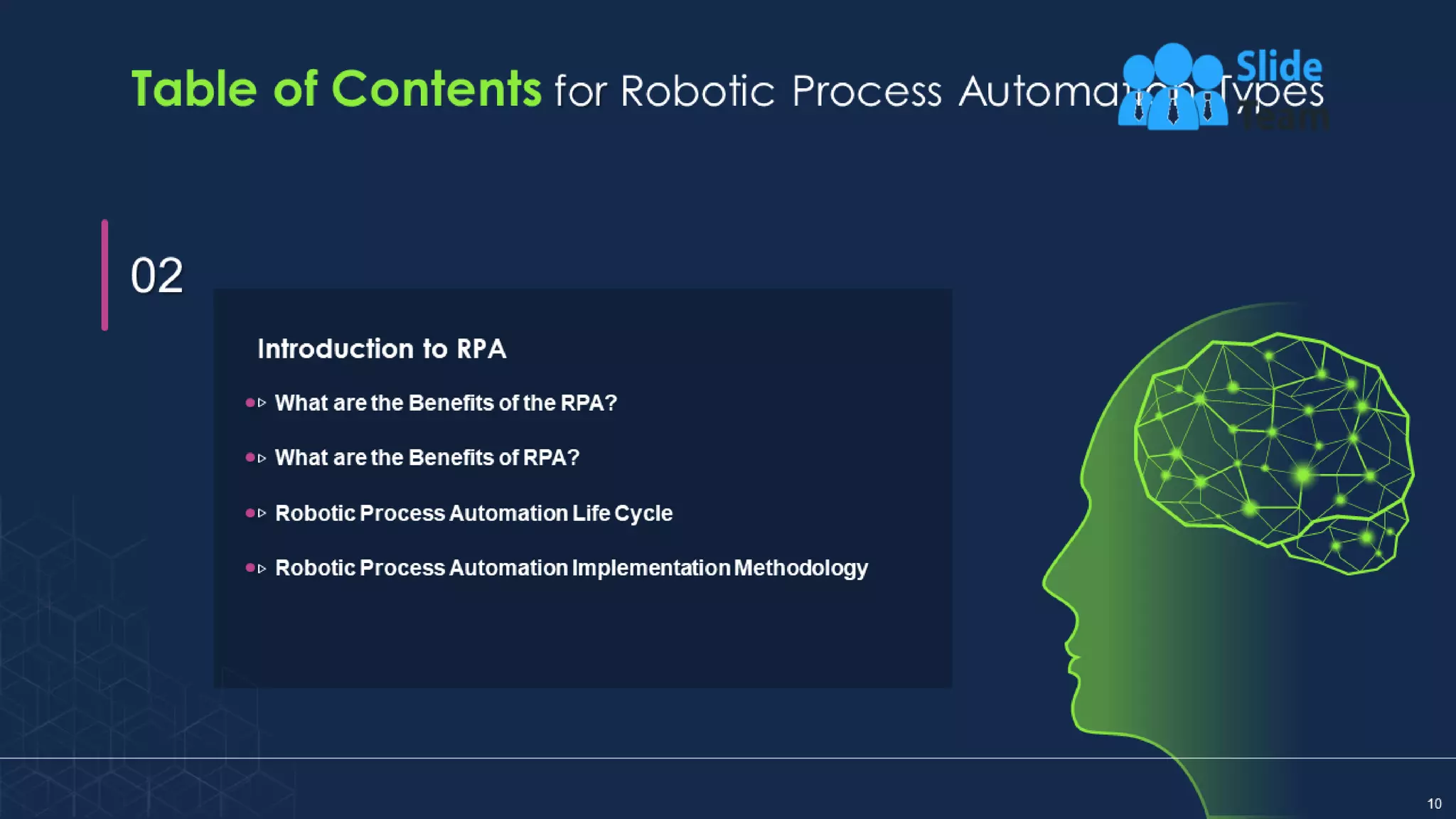 Robotic Process Automation Types Powerpoint Presentation Slides Ppt